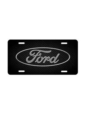 Accents | Ford Oval Inspired Art On Simulated Carbon Fiber Aluminum ...